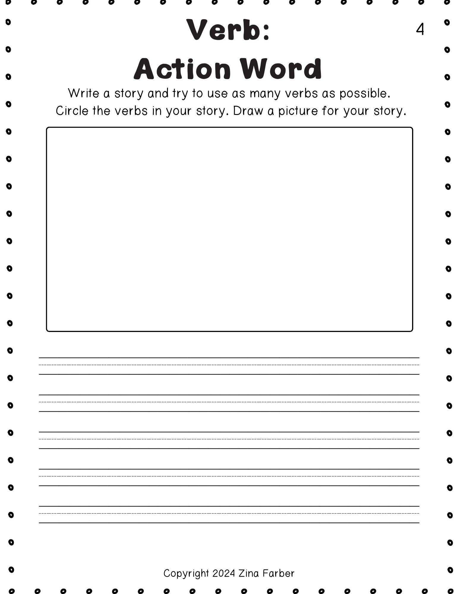 Verbs Worksheets Grade 1 and Grade 2 - Etsy