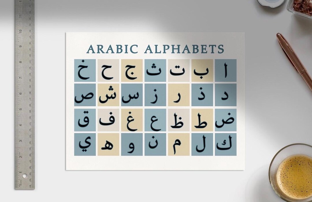 Montessori Arabic Alphabet Worksheets: Educational Printable (PDF) - Etsy