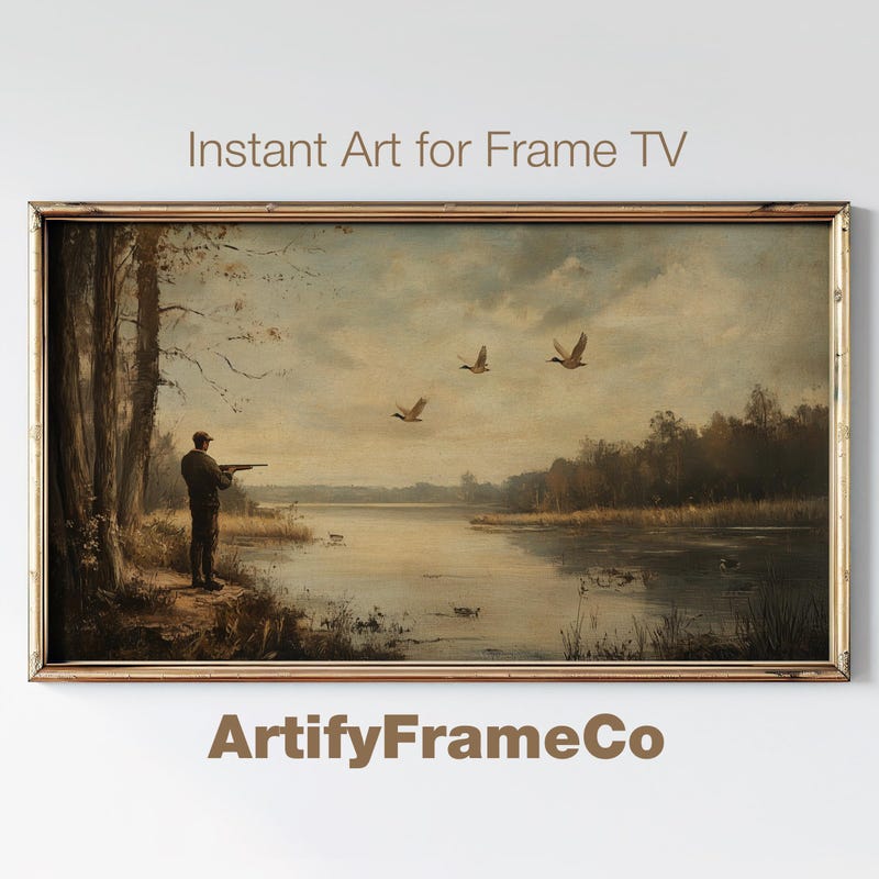 Hunting Scene - Etsy