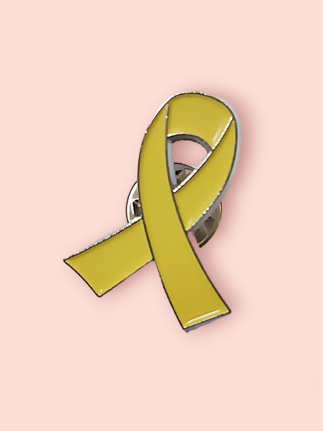 Yellow Ribbon Metal Enameled Israel Hostages Solidarity Free EU ...