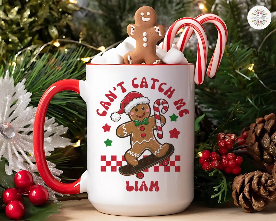 Custom Gingerbread Mug for Christmas, Perfect Christmas Gift, Funny ...