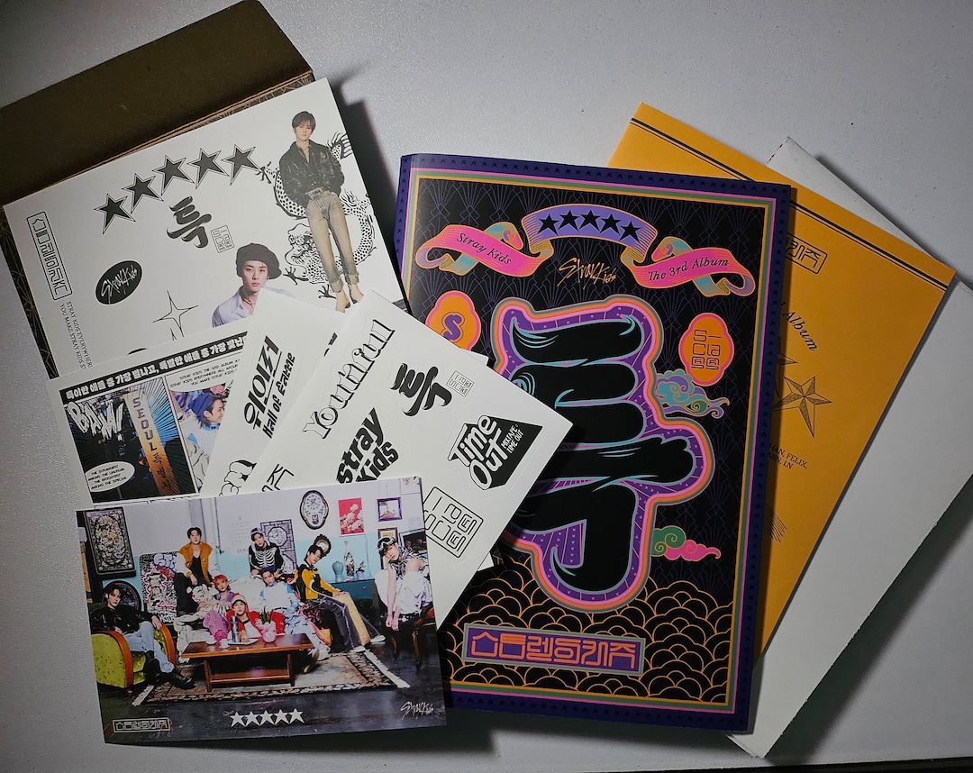 Stray Kids [OFFICIAL] 5 Star Unsealed Albums (no Photocards) - Etsy