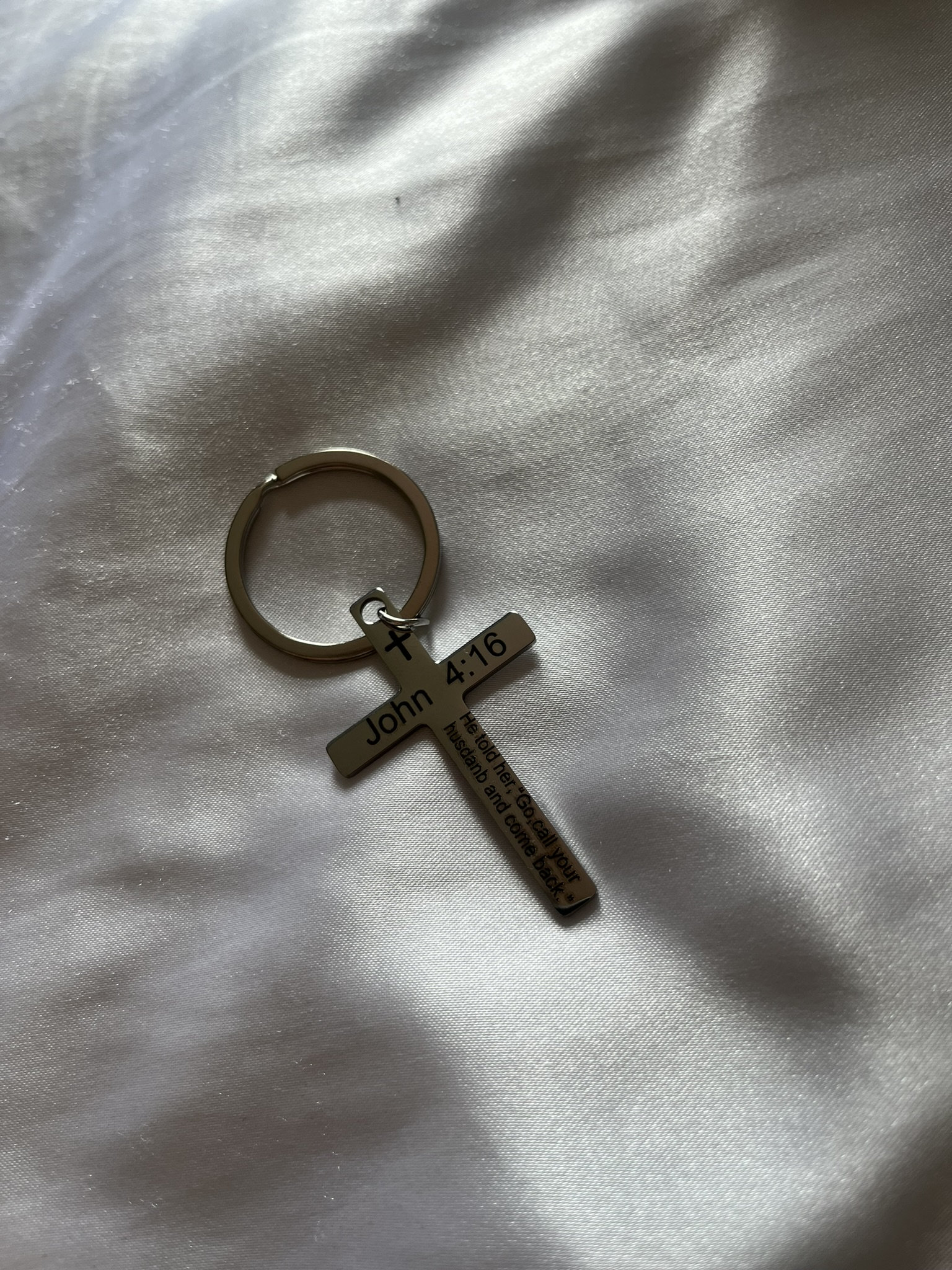 Religious Keyring With Bible Verse Engraving - Etsy