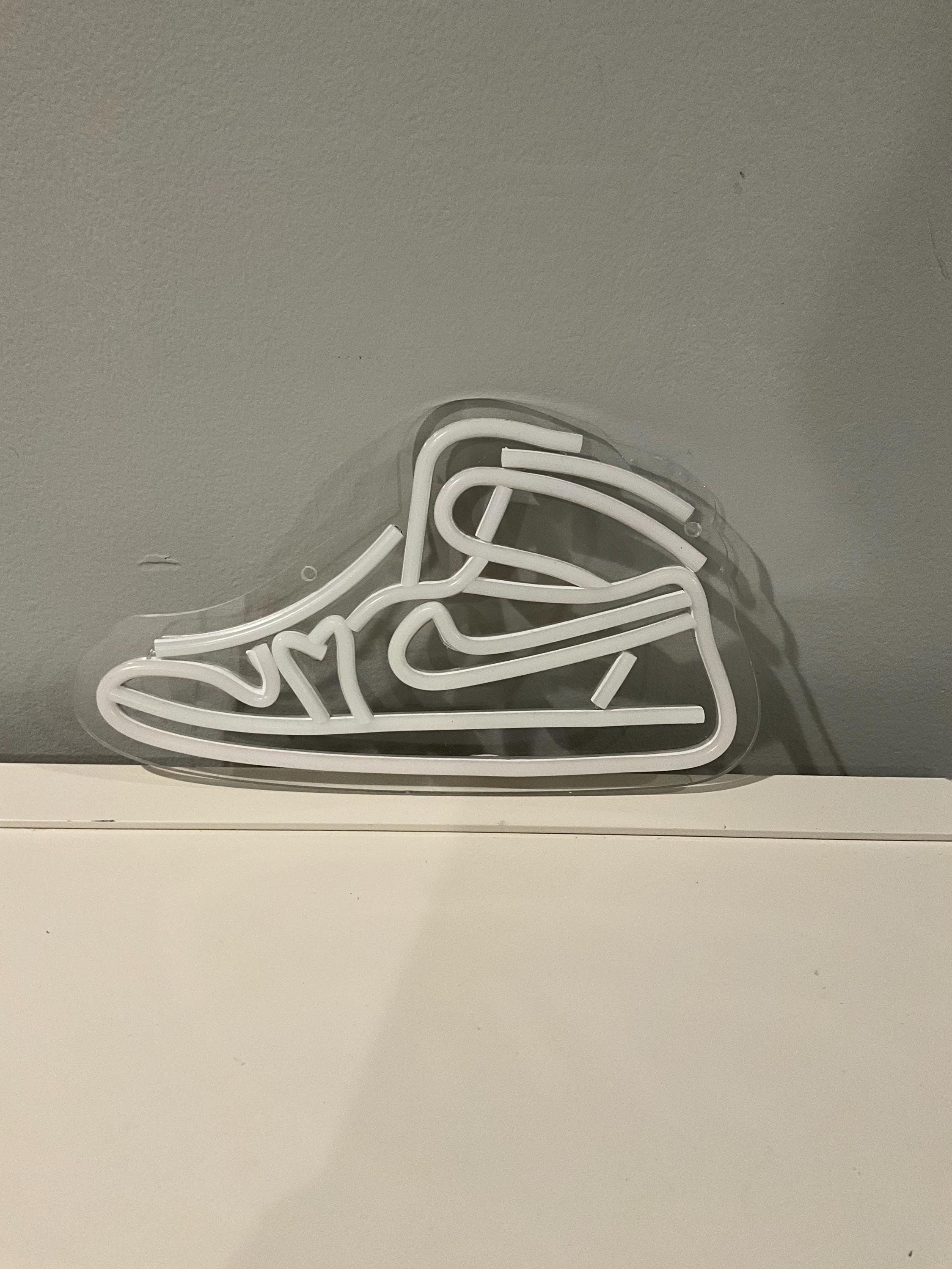 Air Jordan LED Neon Sign | Jordan Neon Art | Sneaker Neon Sign | Shoe ...