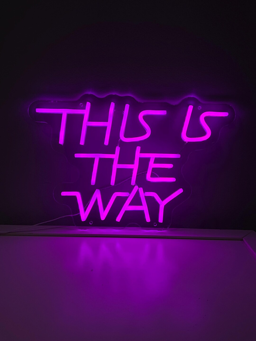 Mandalorian This is the Way Neon Sign - Etsy