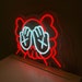 Neon Kaws Sign LED Neon Sign custom Neon Sign kaws Wall Art Atmosphere ...
