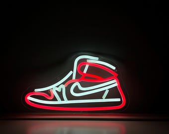 Air Jordan LED Neon Sign | Jordan Neon Art | Sneaker Neon Sign | Shoe ...