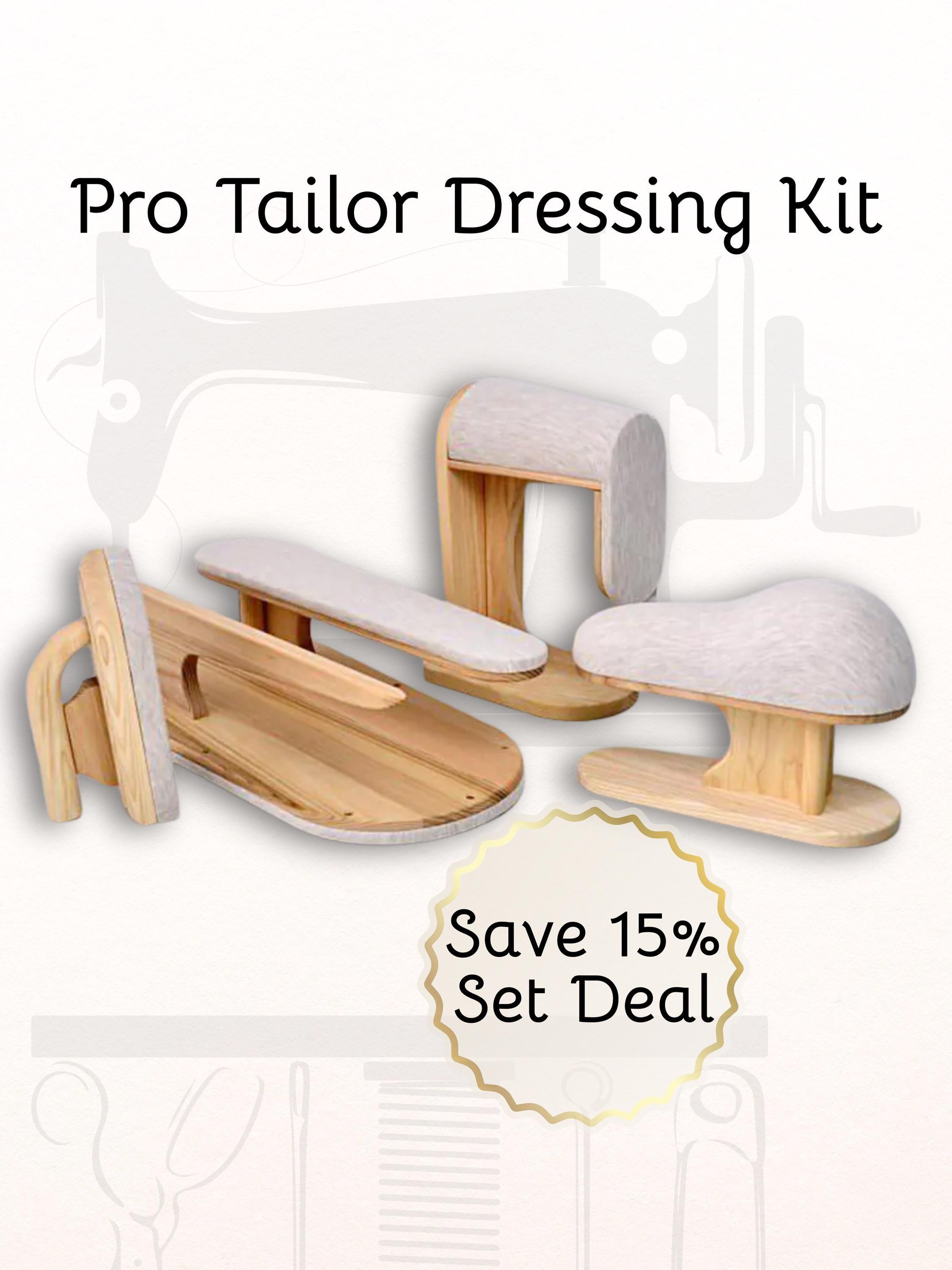 Pro Tailor Pressing Kit - Shoulder Board, Clapper, Bust Curve ...