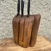 Rustic Kitchen Knife Block, Farmhouse Decor Wooden Knife Holder, Gift ...