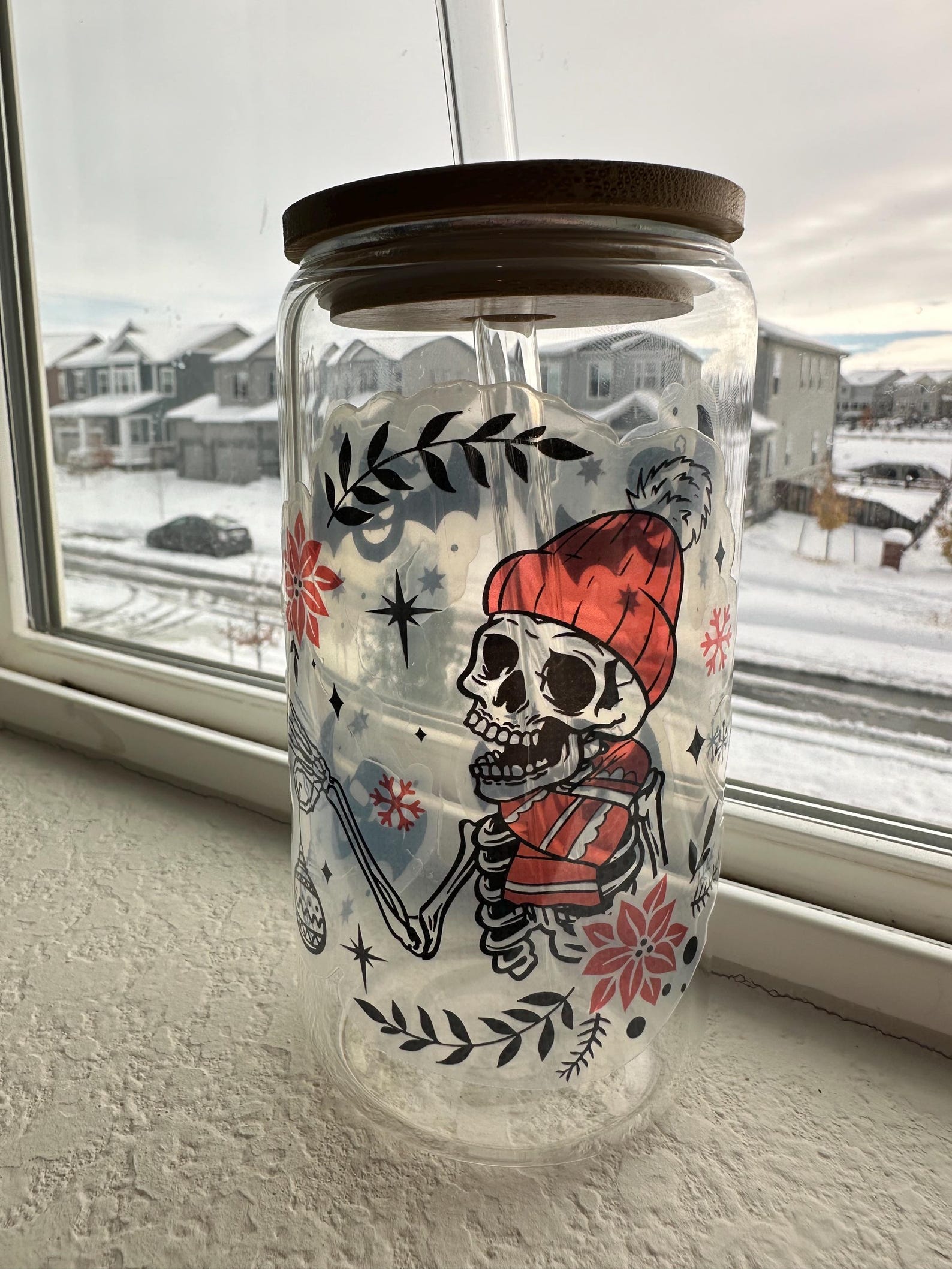 Tis the Season to Be Creepy Glass Tumbler - Etsy