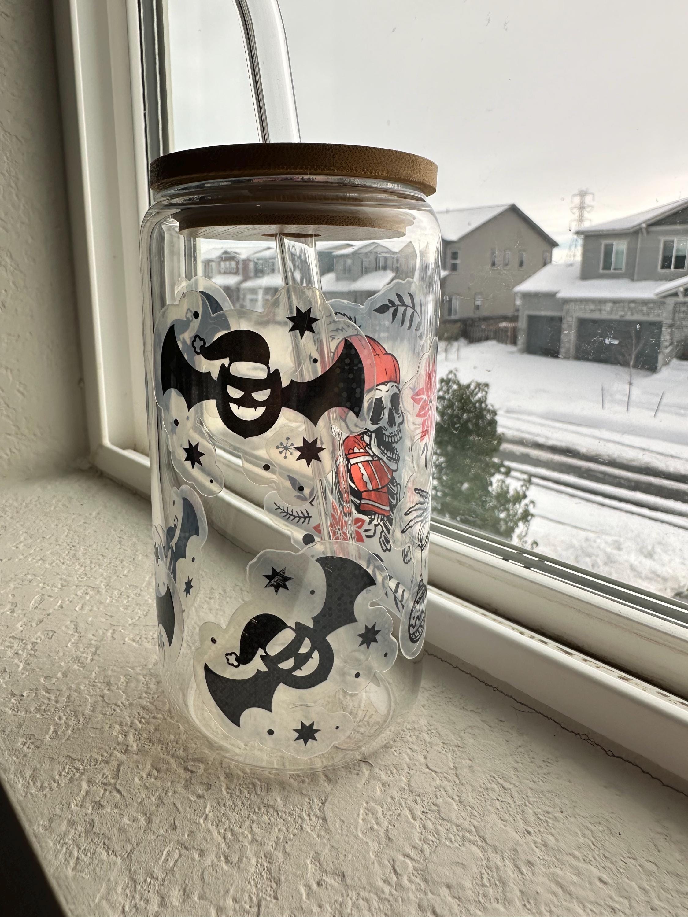 Tis the Season to Be Creepy Glass Tumbler - Etsy