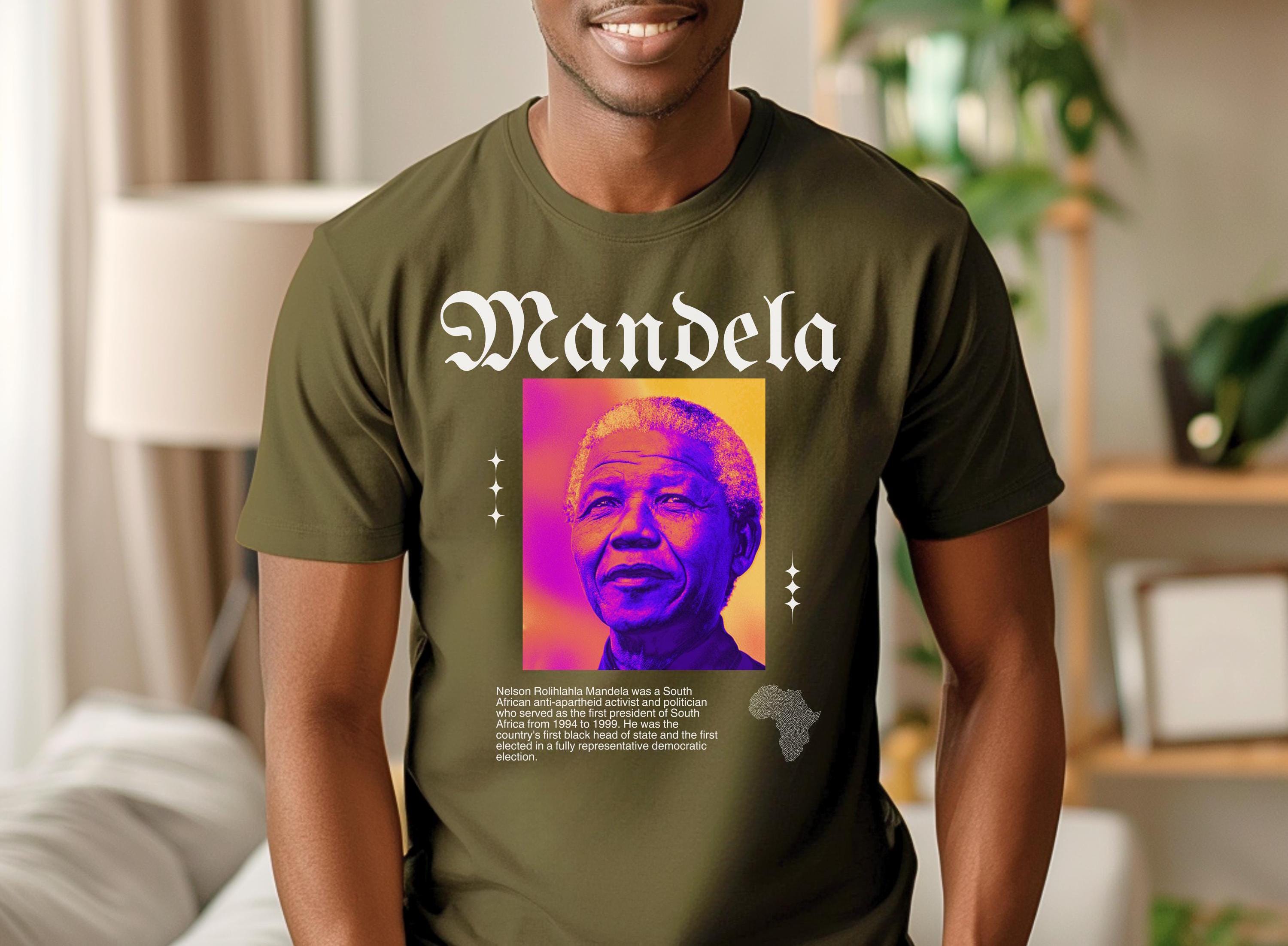 Nelson Mandela T-shirt, Black History Shirt, Black History Month ...
