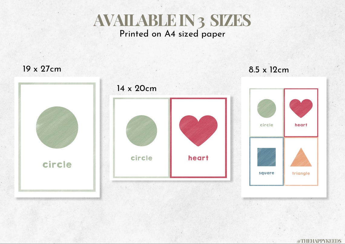 Shapes Flashcards for Kids | Preschool Shapes Printable | Toddler ...