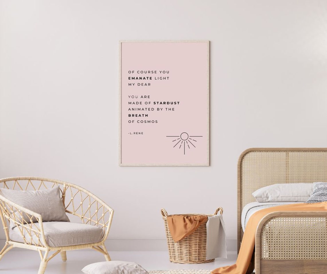 Emanate Light Poem Printable/poetry/inspirational Quotes/ Digital ...