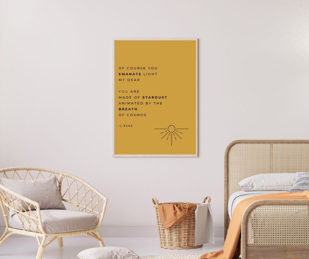 Emanate Light Poem Printable/poetry/inspirational Quotes/ Digital ...