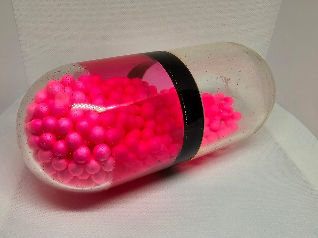 Pink Ambition Capsule/pill Statement Piece/art/decor Designed & Created ...