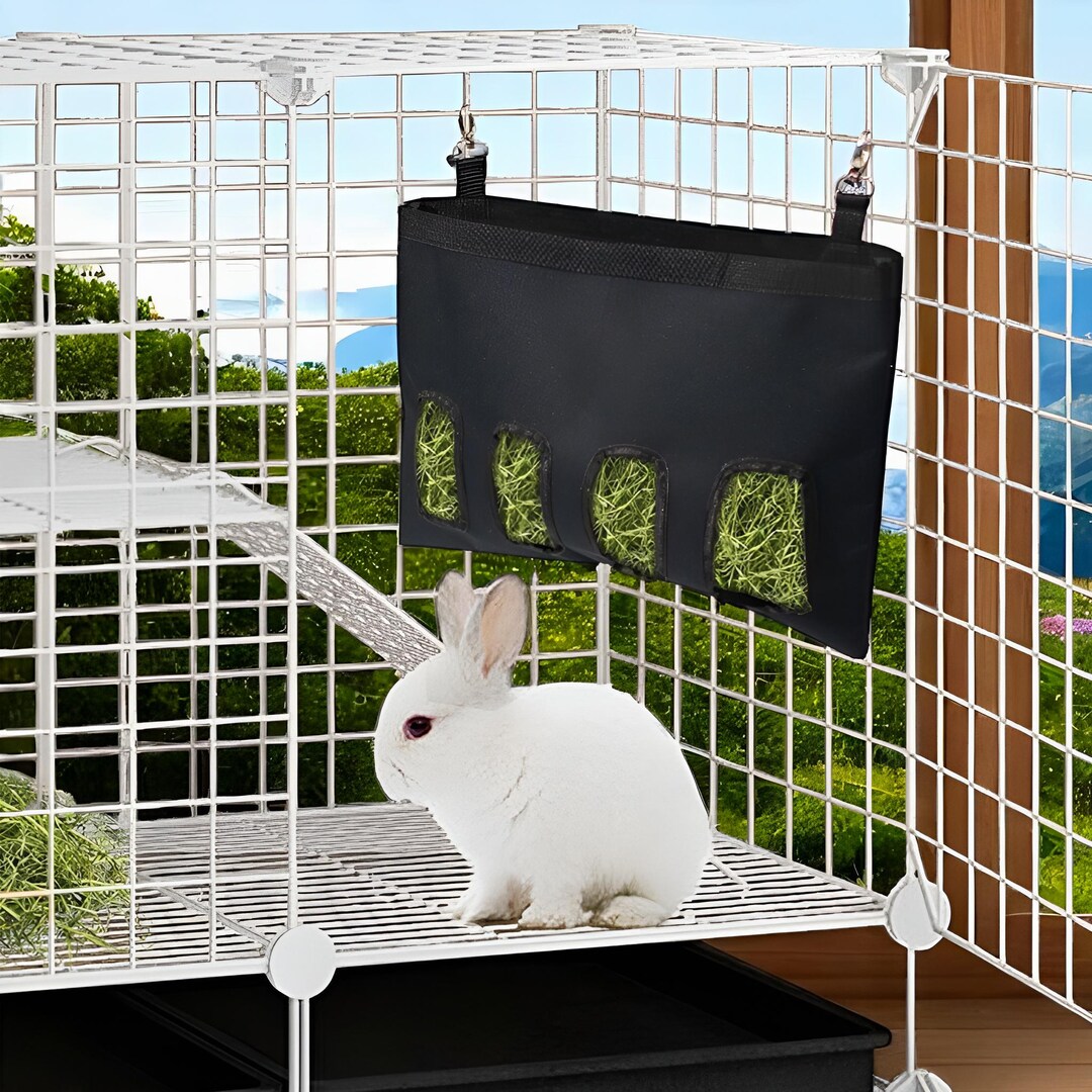 Hanging Rabbits Feeder, Food Container, Guinea Pig Food Basket, Feeders ...