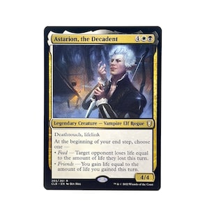 5x Astarion Collection Baldur's Gate Official MTG Cards - Etsy