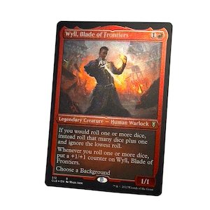 5x Wyll Collection Baldur's Gate Official MTG Cards - Etsy