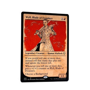 5x Wyll Collection Baldur's Gate Official MTG Cards - Etsy