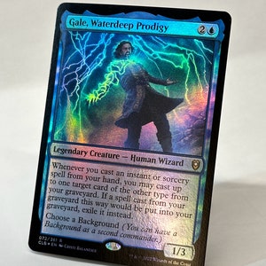 Holographic Baldur's Gate MTG Card Collection: Karlach, Shadowheart ...