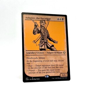 5x Astarion Collection Baldur's Gate Official MTG Cards - Etsy