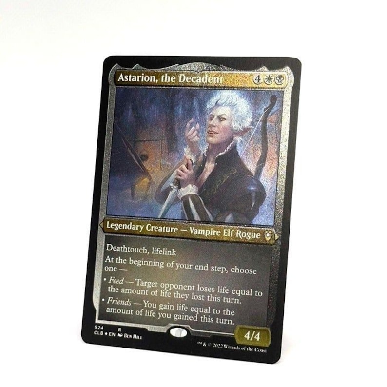 6x Foil-etched Baldur's Gate MTG Card Collection: Karlach, Shadowheart ...