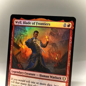 5x Wyll Collection Baldur's Gate Official MTG Cards - Etsy