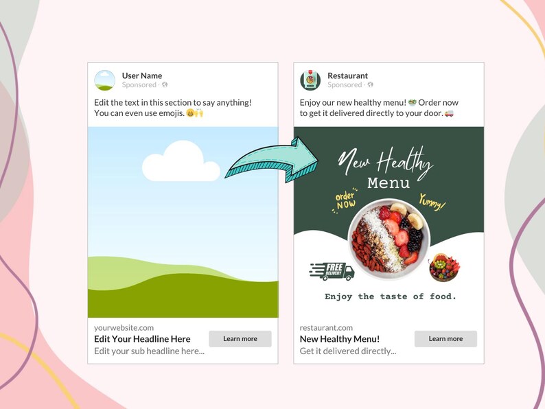 Facebook Post Mockup Template | Canva Facebook Ad Mockup | Social Media ...