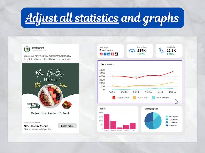 Canva Social Media Portfolio Template | Portfolio for Social Media ...