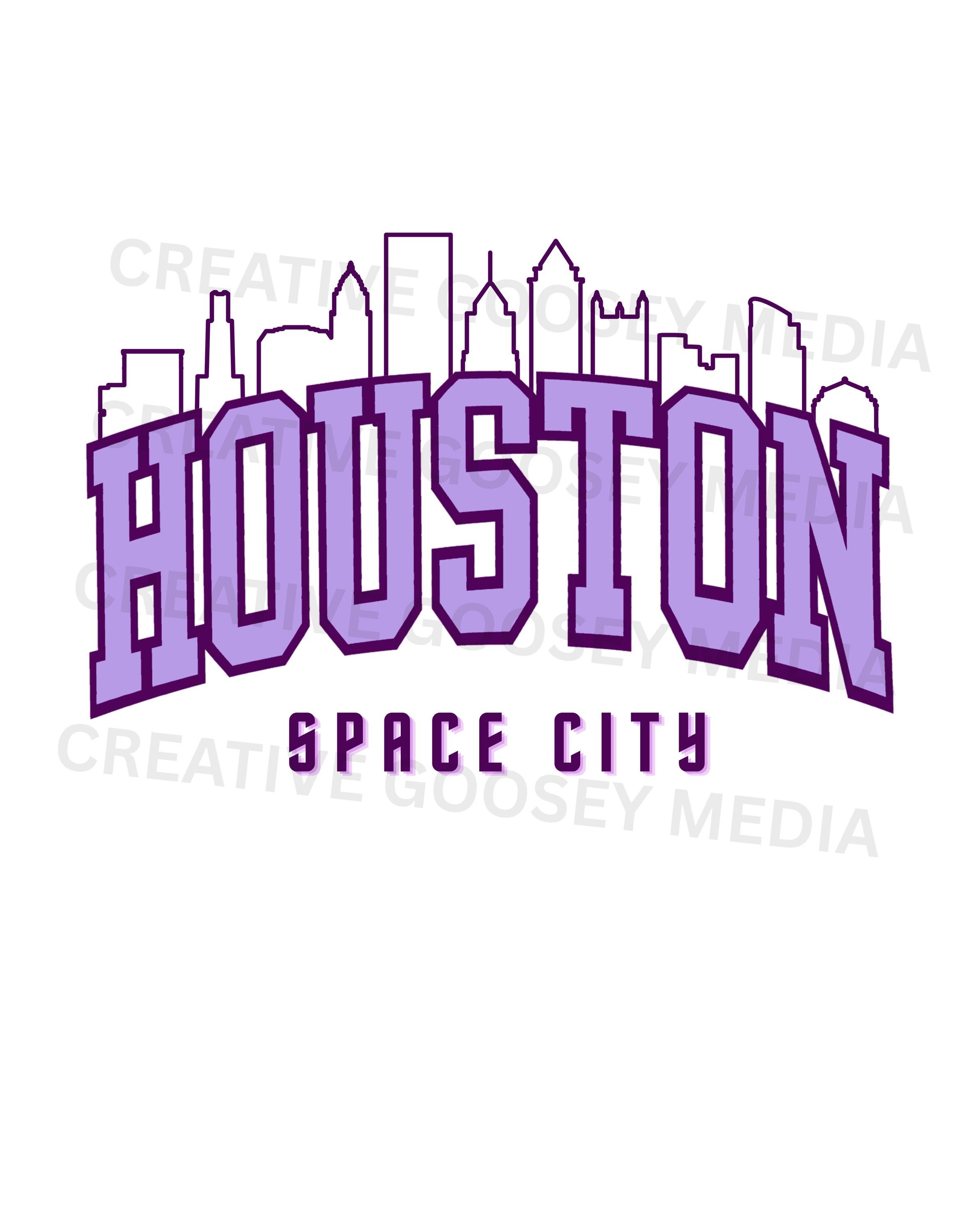 Purple Houston Digital Files - Etsy