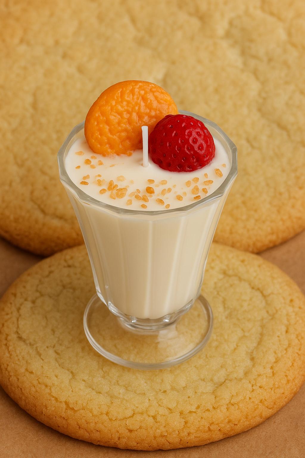 Mini Pudding Dessert Candle: Bakery Scented Wax Fruit Parfait - Etsy