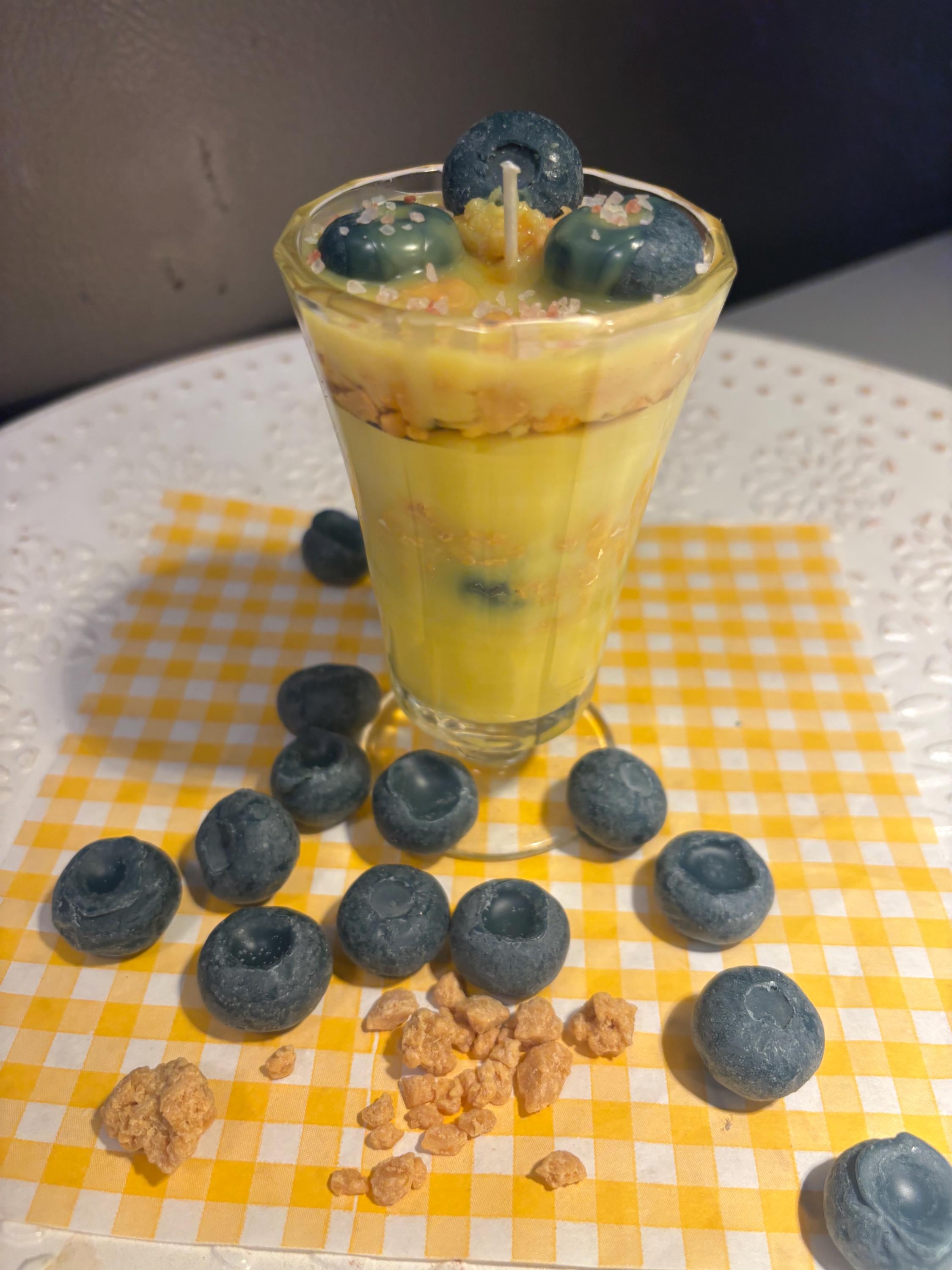 Mini Pudding Dessert Candle: Bakery Scented Wax Fruit Parfait - Etsy