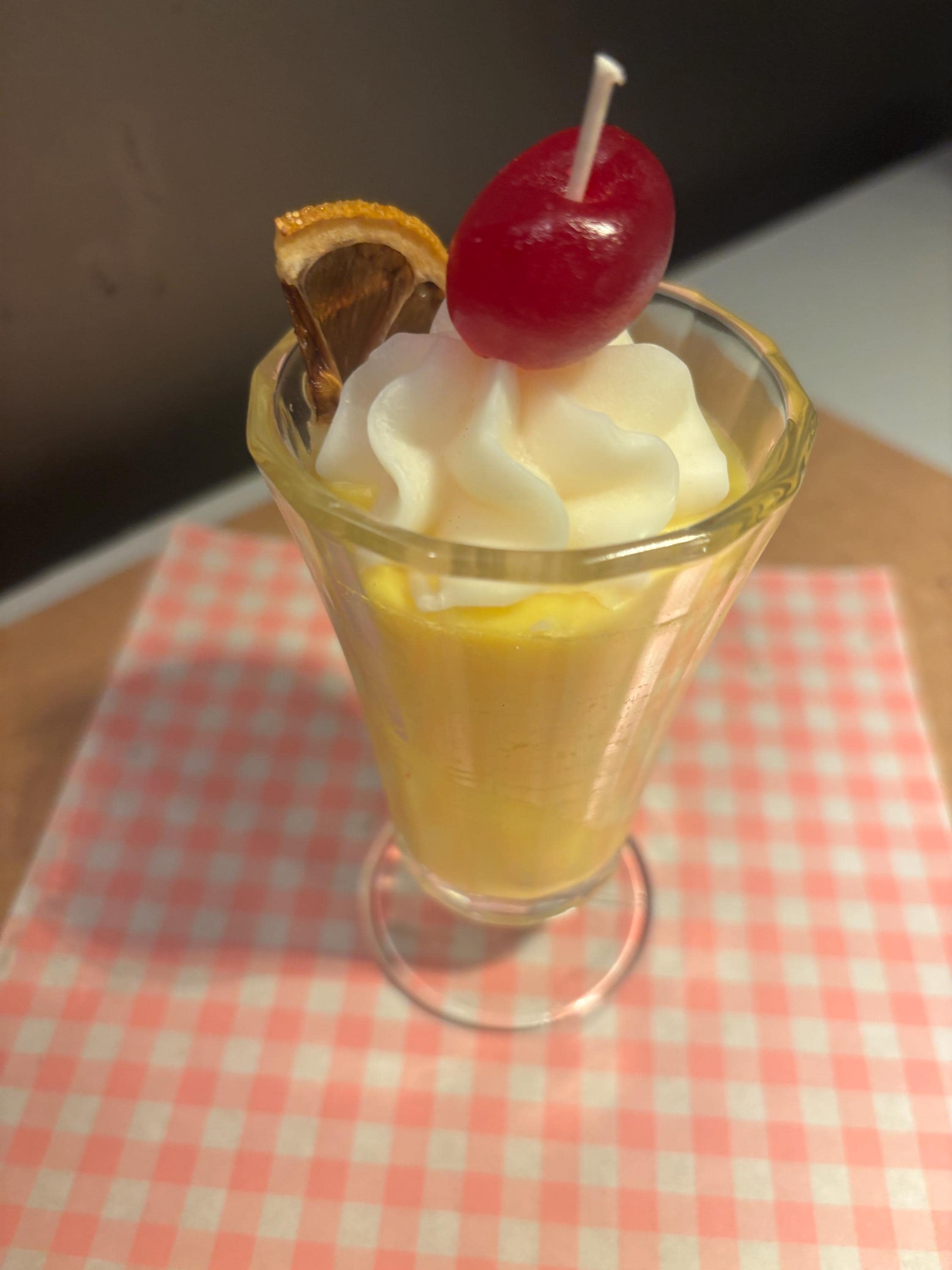 Mini Pudding Dessert Candle: Bakery Scented Wax Fruit Parfait - Etsy