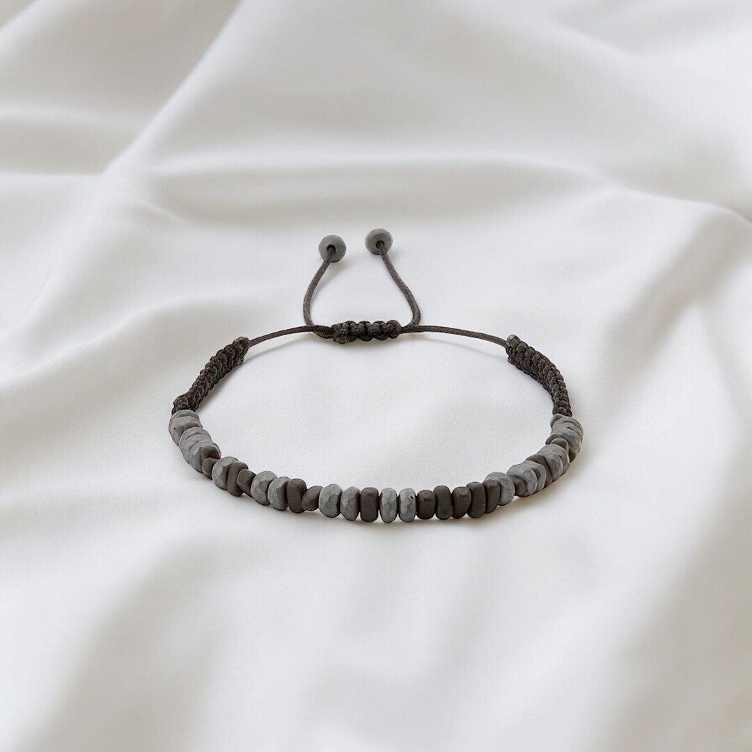 Personalized Mens Beaded Morse Code Bracelet, Custom Morse Code Until ...