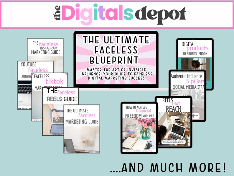 The Ultimate Faceless Blueprint | Digital Business Startup Guide Bundle ...