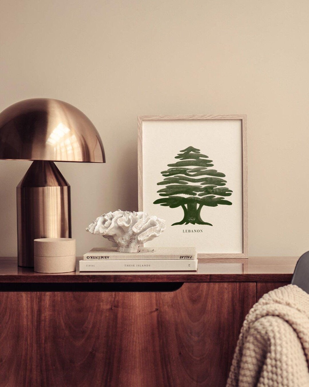 Lebanon Watercolor Cedar Tree Art Print, Lebanese, Cedar Tree, Lebanese ...