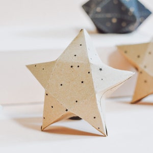 Constellation Star Favor Boxes Printable, Install Download, Star, Gift ...