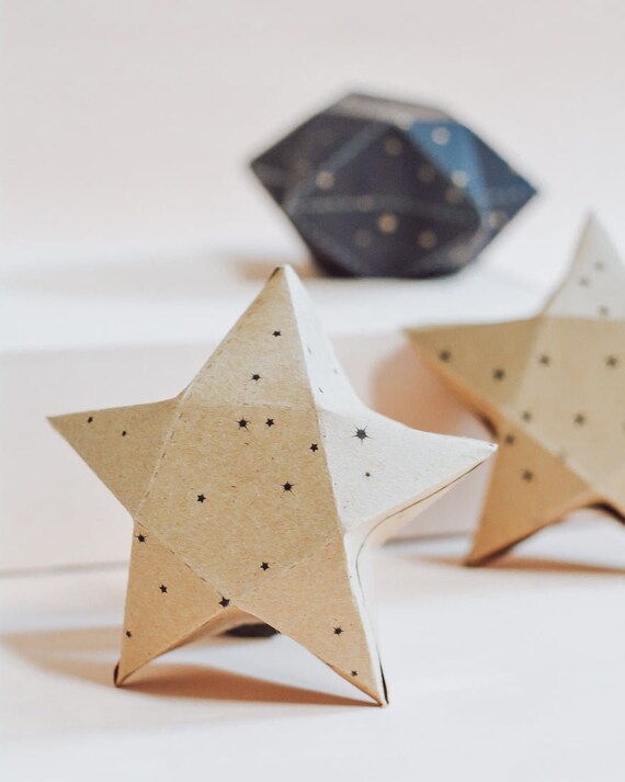 Constellation Star Favor Boxes Printable Install Download - Etsy