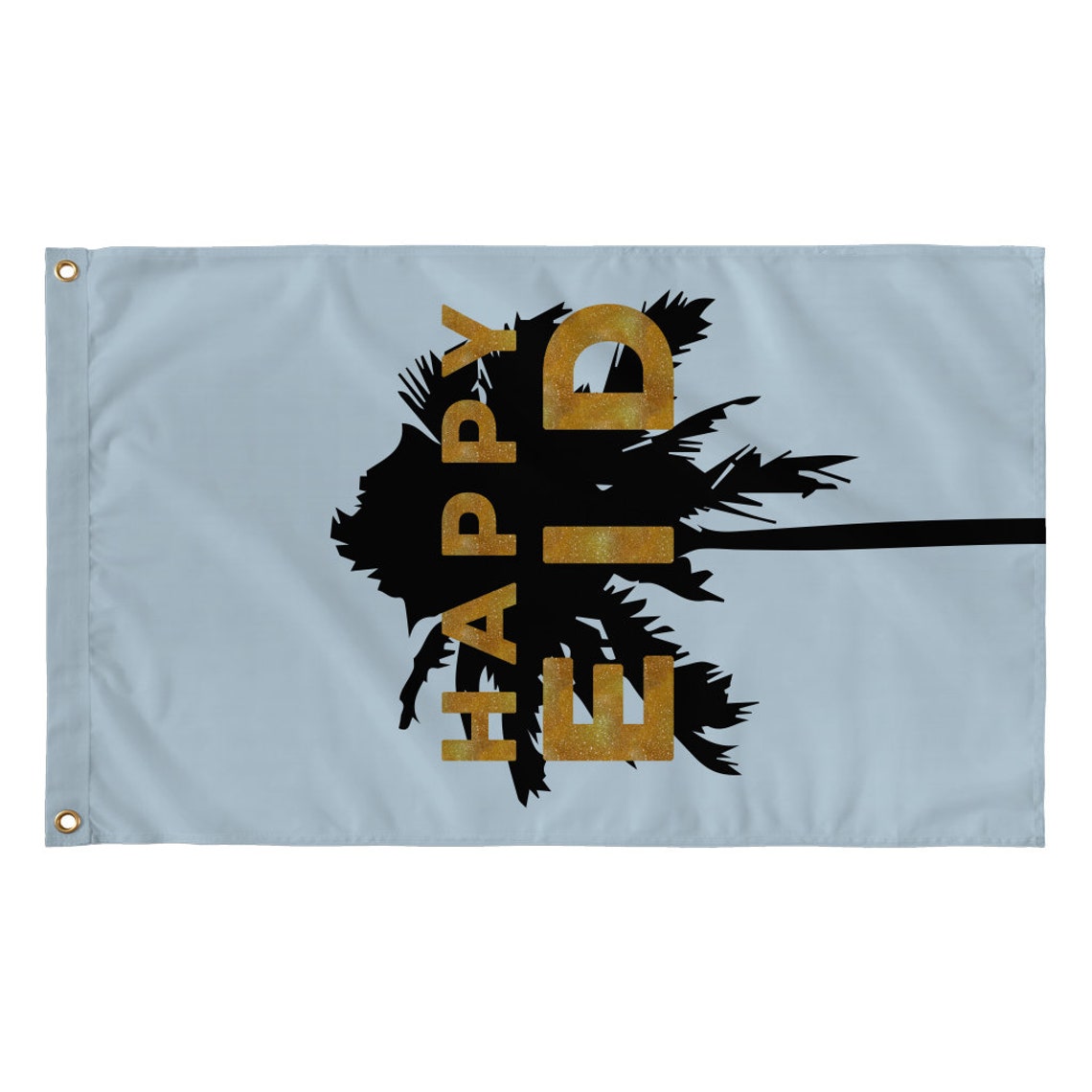 Happy Eid Palm Flag Indoor and Outdoor Moderneid Modern | Etsy