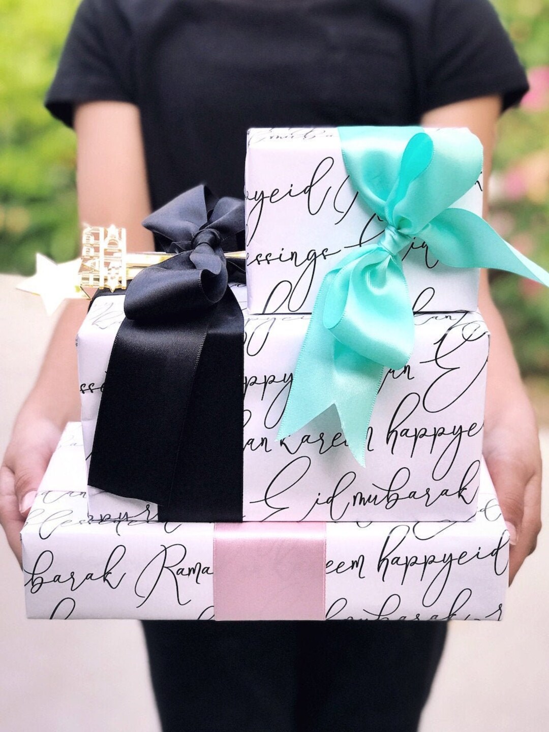 Calligraphy Ramadan Eid Gift Wrap, Modern Eid Decor, Moderneid, Ramadan ...