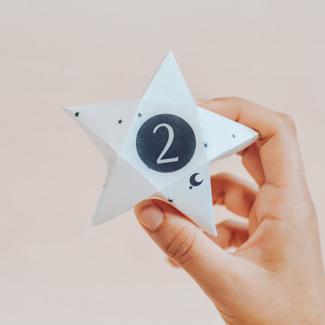 Constellation Star Shape Boxes Advent Calendar Downloads - Etsy