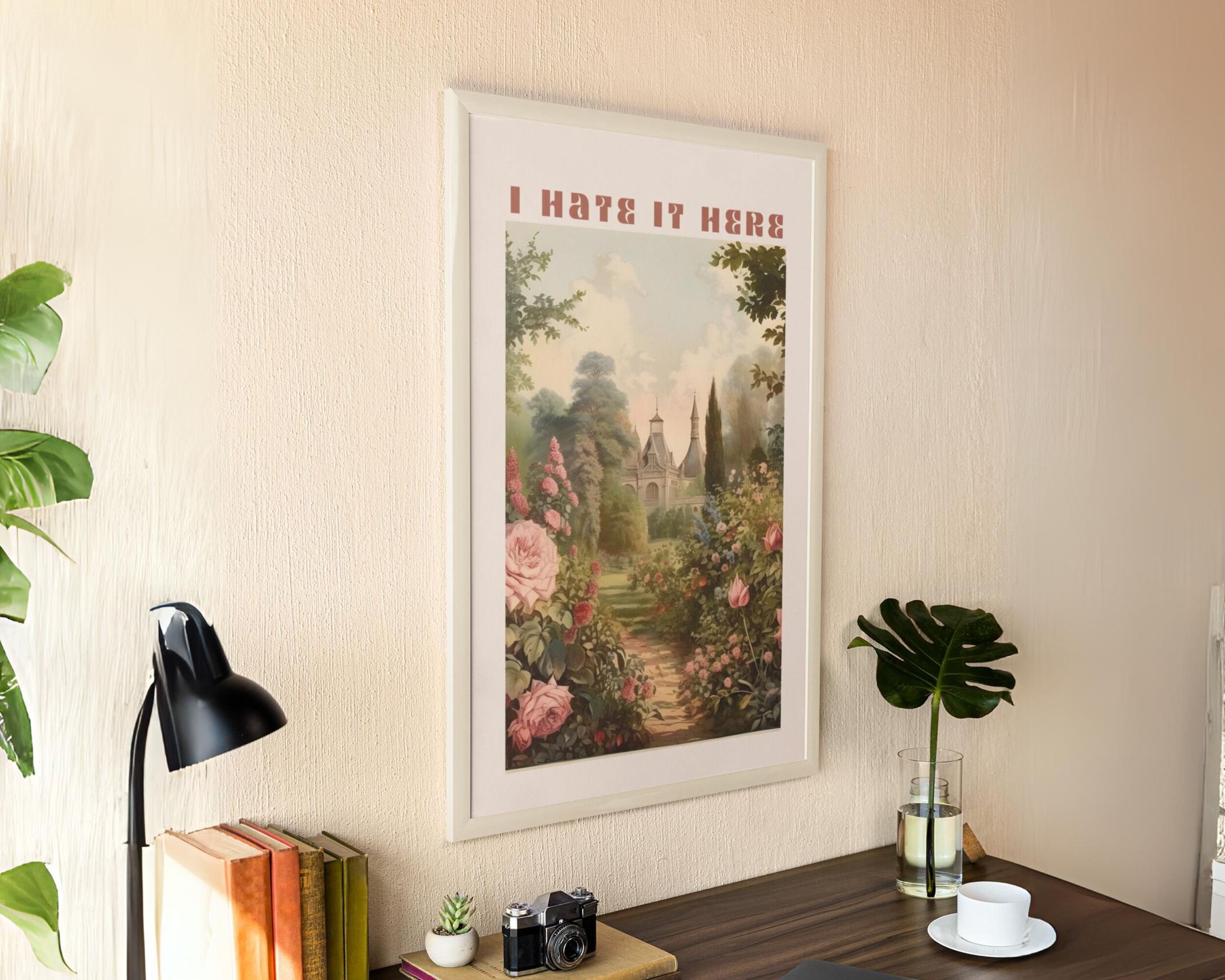 I Hate It Here Print Ttpd Print Tortured Poets Print Secret Gardens Art ...