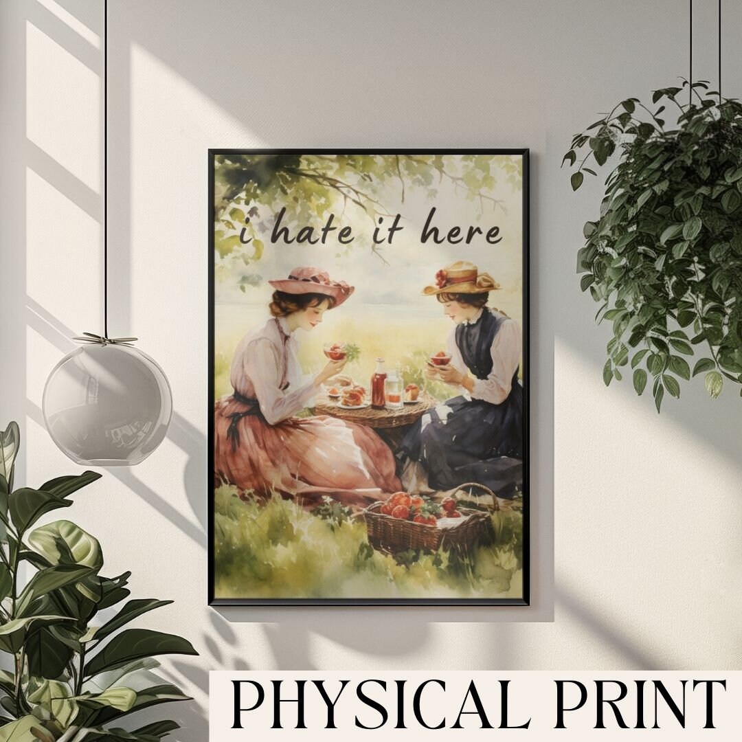 I Hate It Here Print Ttpd Print Tortured Poets Print Secret Gardens Art ...