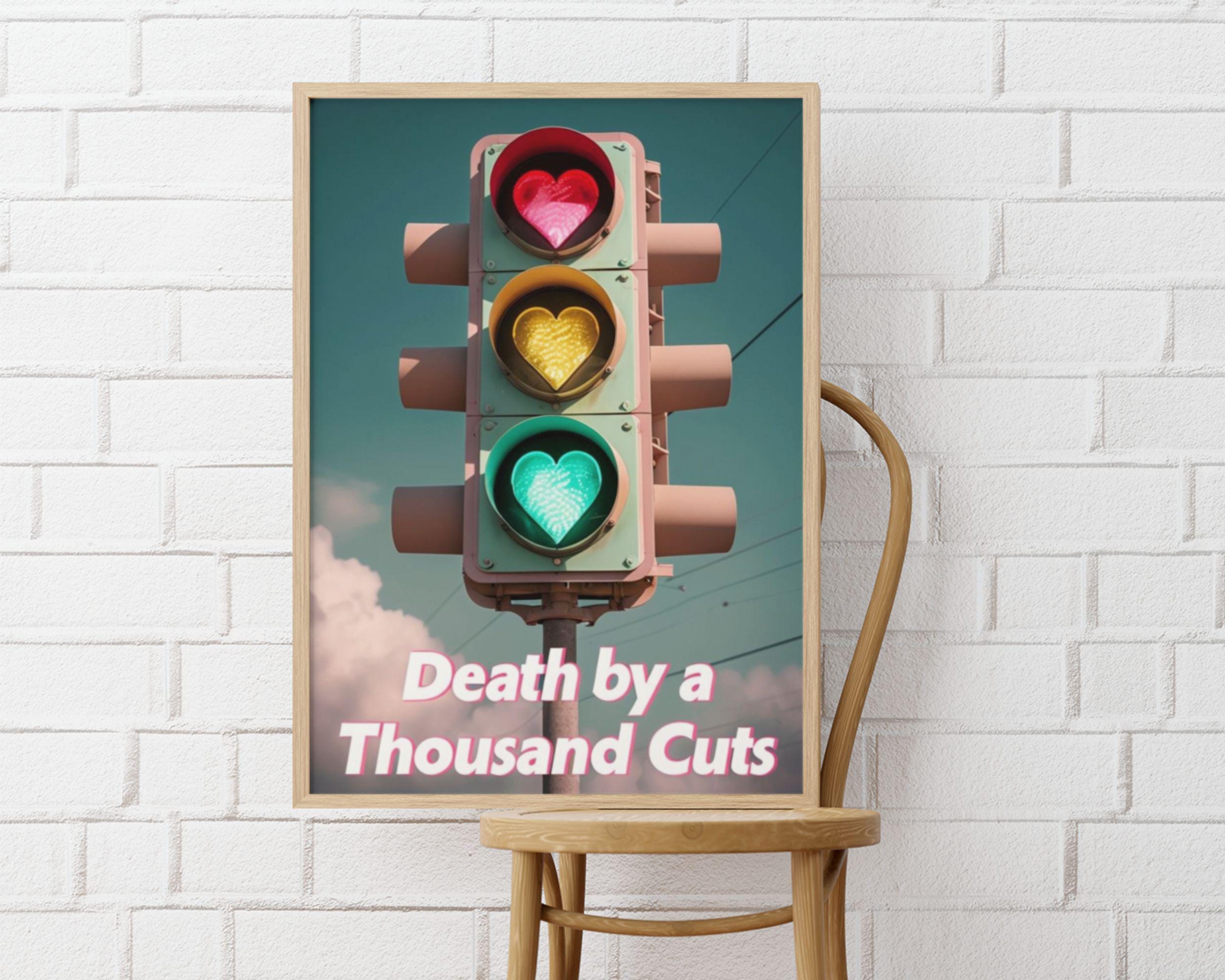Death by a Thousand Cuts Traffic Lights Art Romantic Aesthetic Art ...