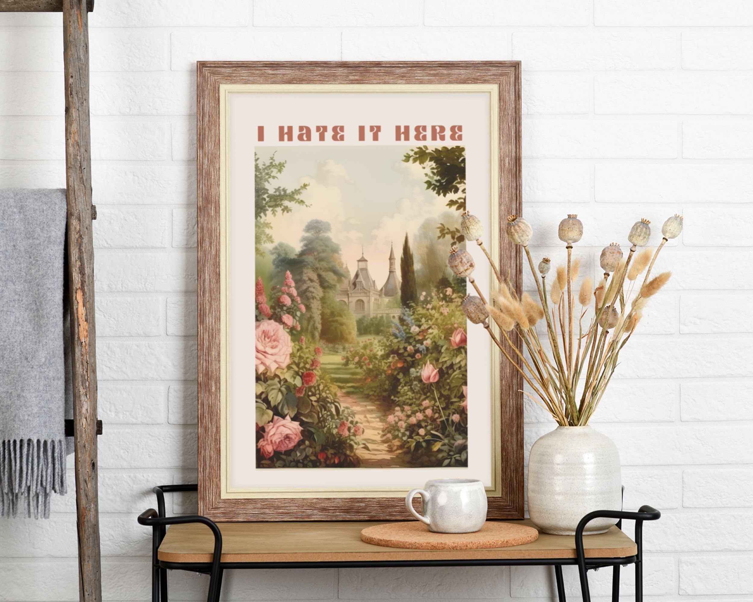 I Hate It Here Print Ttpd Print Tortured Poets Print Secret Gardens Art ...