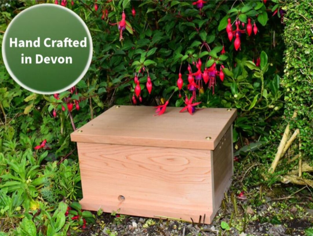 Cedar Bumble Bee Nest Box - Etsy UK
