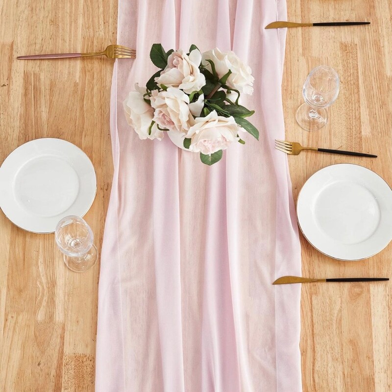 Rose Gold Table Runner - Etsy