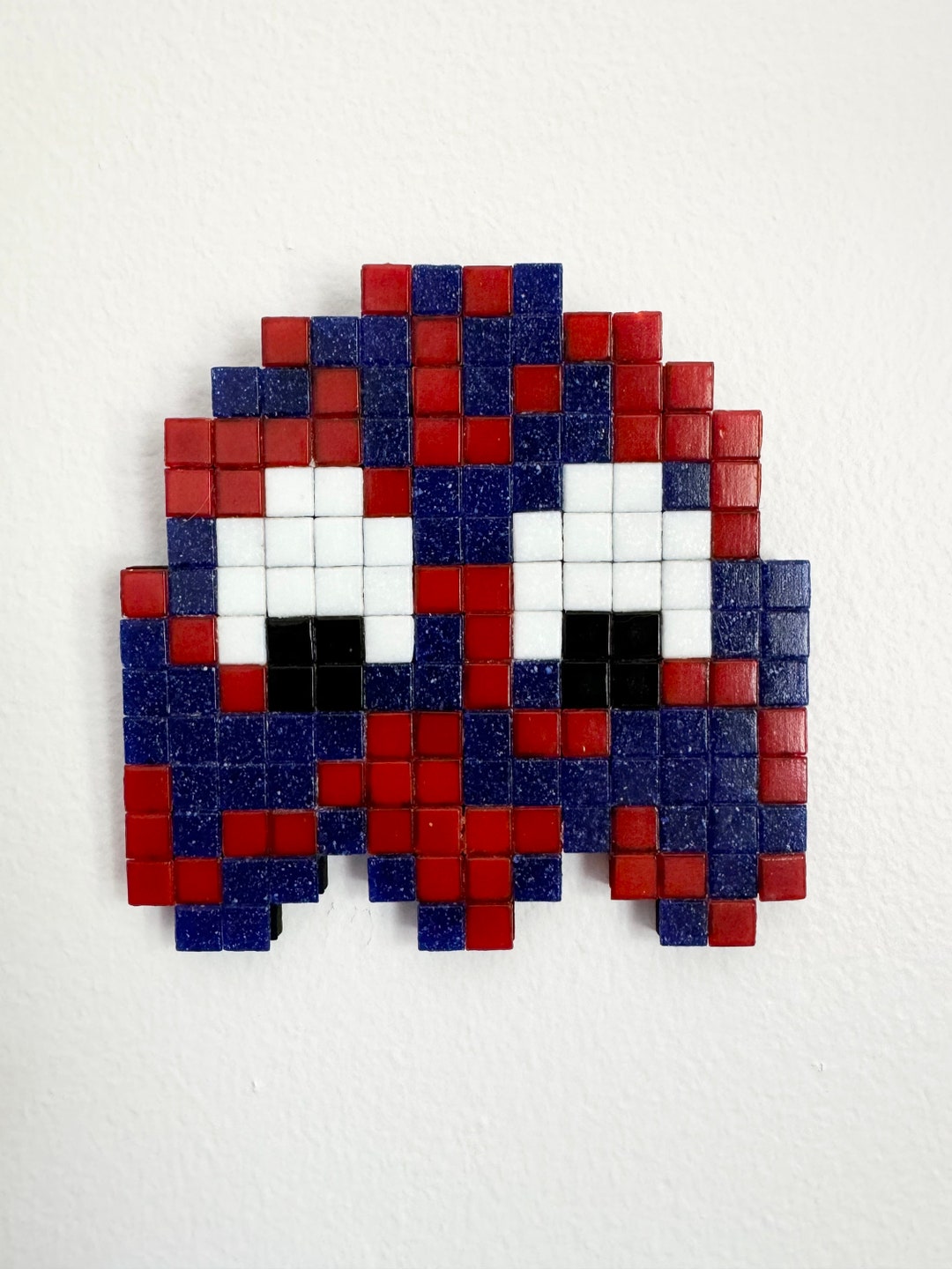 Coded Pacman Ghost Mosaic Pixel Art - Etsy