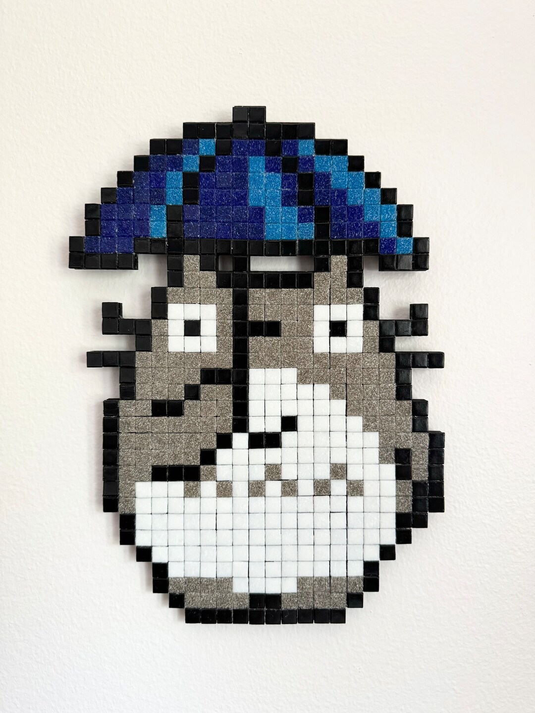 Totoro Mosaic Pixel Art - Etsy